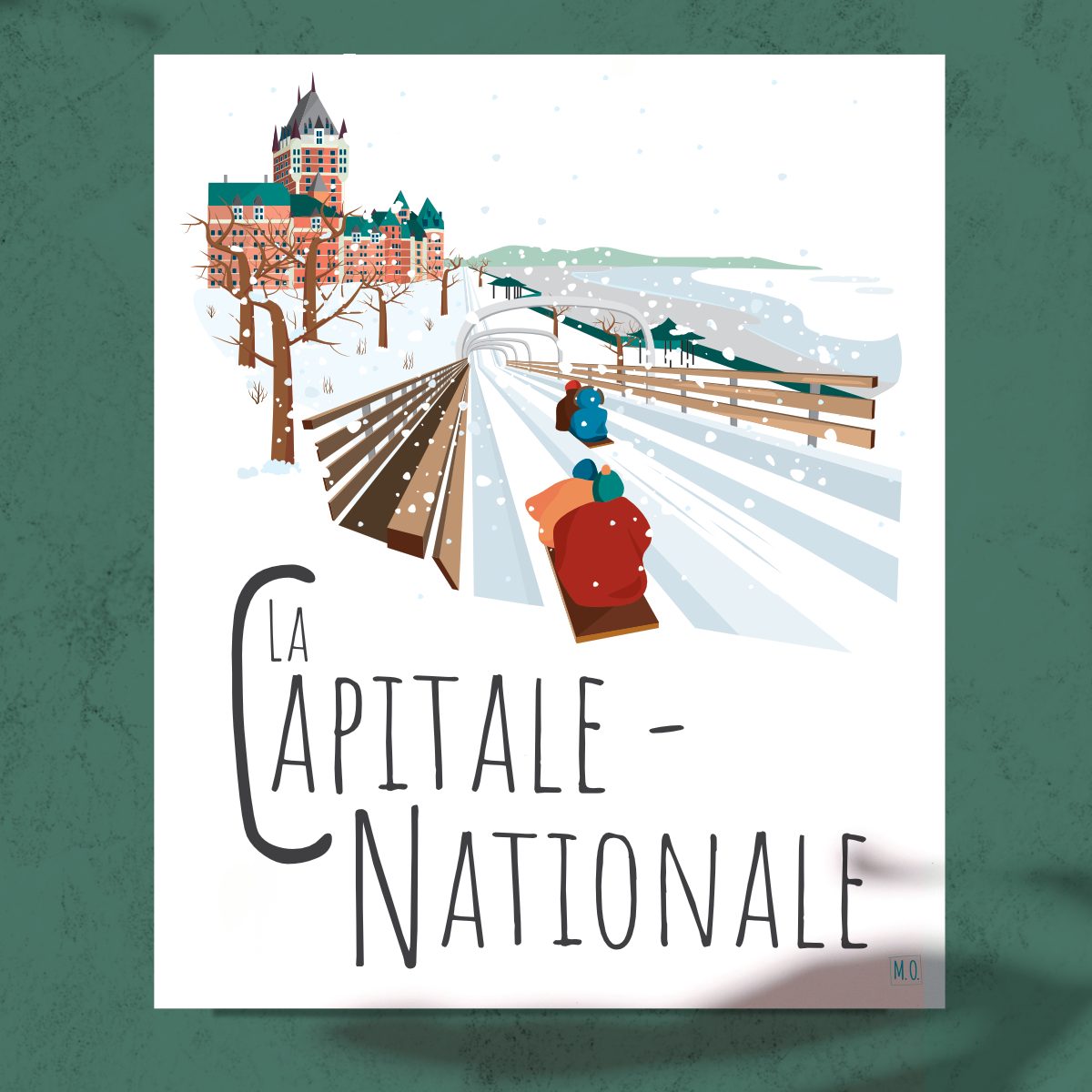 Affiche – La Capitale Nationale (Château Frontenac)